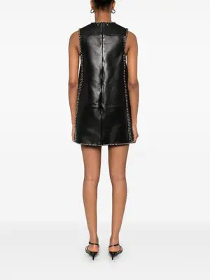 GOLDEN GOOSE Leather Mini Dress