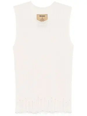 UMA WANG Ribbed-knit Vest