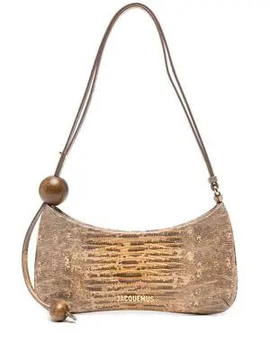 Jacquemus Le Bisou Perle Shoulder Bag - Brown