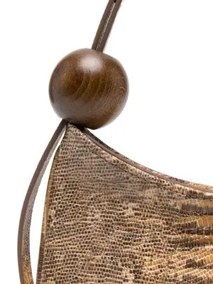 Jacquemus Le Bisou Perle Shoulder Bag - Brown