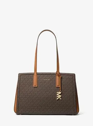 Logo Jacquard Convertible Tote Bags