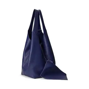 Ralph Lauren Polo Play Large Leather Tote - Ink