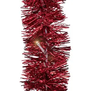 NORTHLIGHT Led Lighted Tinsel Heart Valentine's Day Window Silhouette25.25"