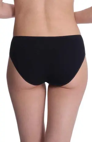 Natori Bliss Bare Cotton Hipster 3-pack - Black