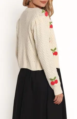 PETAL & PUP Trudie Cherry Cardigan