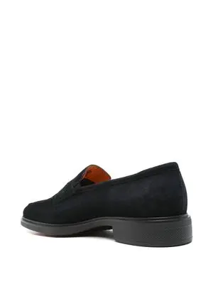 Santoni Suede Loafers - Blue