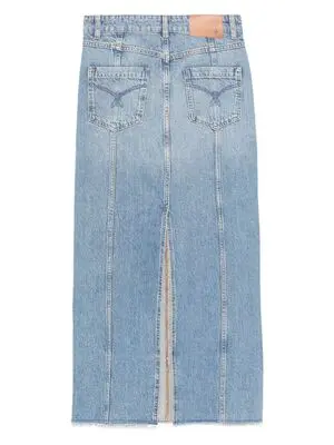 Patrizia Pepe Denim Maxi Skirt