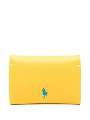 Polo Ralph Lauren Polo Pony-debossed Wallet - Yellow