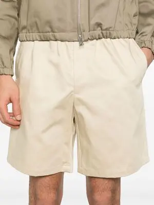 Ami Cotton Chino Shorts - Neutrals