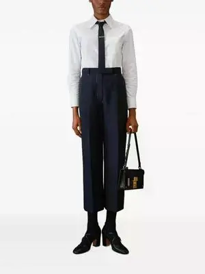 Thom Browne High-waisted Straight Trousers