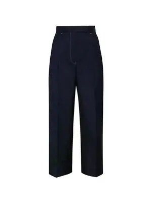 Thom Browne High-waisted Straight Trousers - Blue