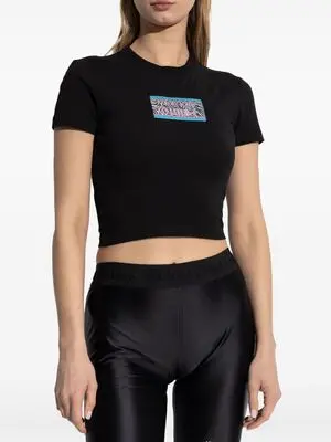 Versace Logo-patch T-shirt