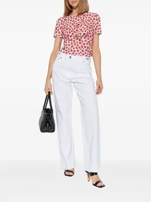 Versace Strawberry Garden Top - Red