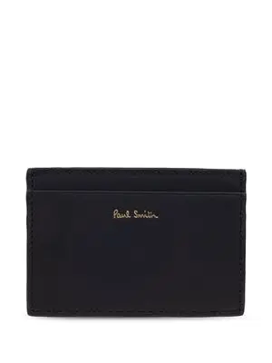 Paul Smith Striped Card Holder - Black