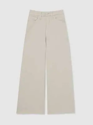 Good American Cropped Palazzo Jeans