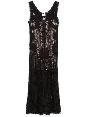 P.a.r.o.s.h Lace Maxi Dress