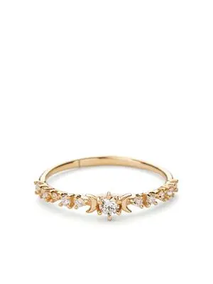 SOFIA ZAKIA 14kt Yellow Stardust Diamond Ring - Gold