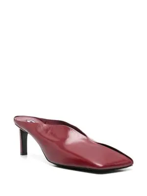 JIL SANDER 70mm Leather Mules