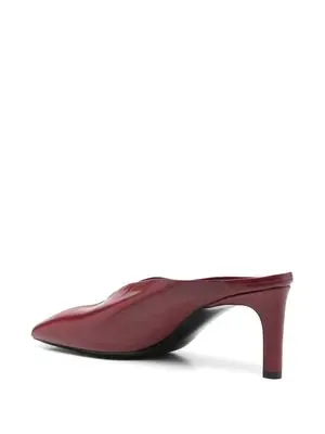 JIL SANDER 70mm Leather Mules