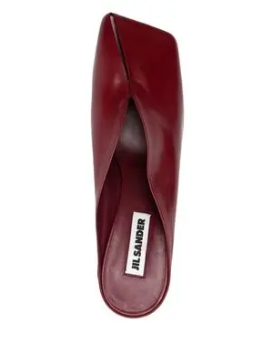 JIL SANDER 70mm Leather Mules