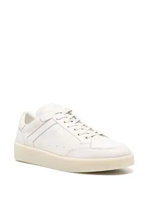 Canali Leather Sneakers - Neutrals