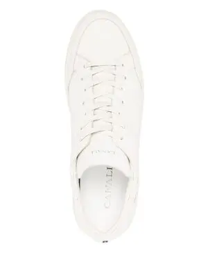Canali Leather Sneakers - Neutrals