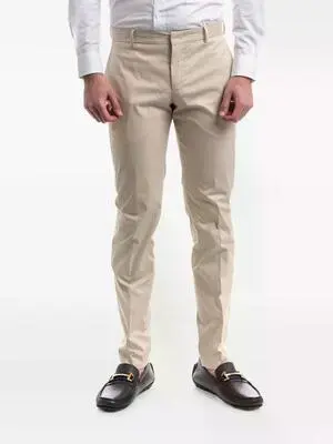 PT TORINO Cotton-blend Trousers - Neutrals