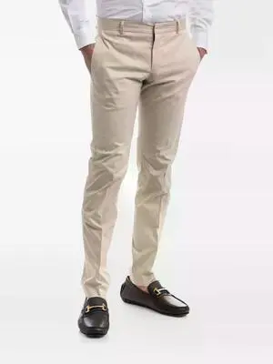 PT TORINO Cotton-blend Trousers - Neutrals