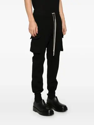 Rick Owens Mastodon Cut Track Trousers - Black