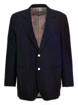 Thom Browne Striped Seersucker Blazer