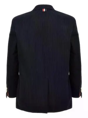 Thom Browne Striped Seersucker Blazer
