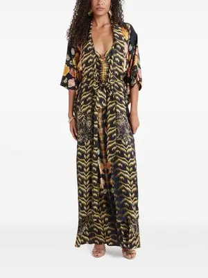 TEMPERLEY LONDON Cleo Long Coat - Black