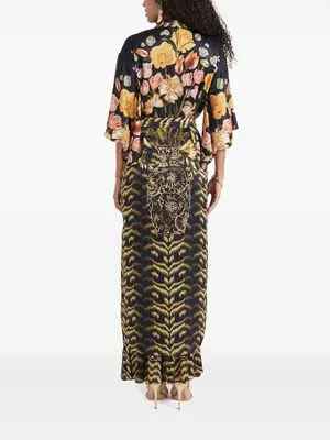 TEMPERLEY LONDON Cleo Long Coat - Black