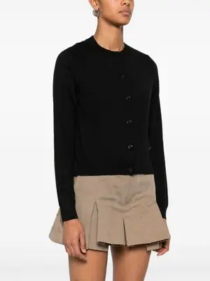 Moschino Crew-neck Cardigan - Black