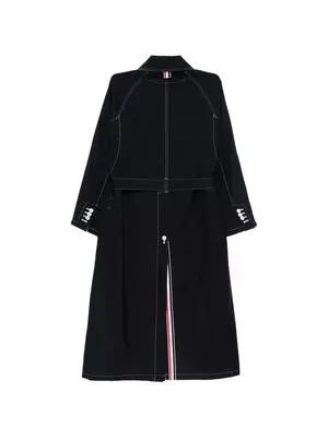 Thom Browne Single-breasted Patch-pocket Coat