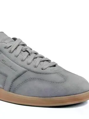Santoni Suede Low Top Sneakers
