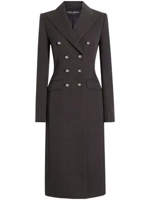 Dolce & Gabbana Double-breasted Coat - Grey
