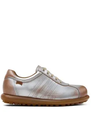 Camper Silver Tone Sneakers For Women