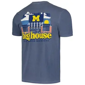 IMAGE ONE Michigan Wolverines "the Big House" Graphic T-shirt