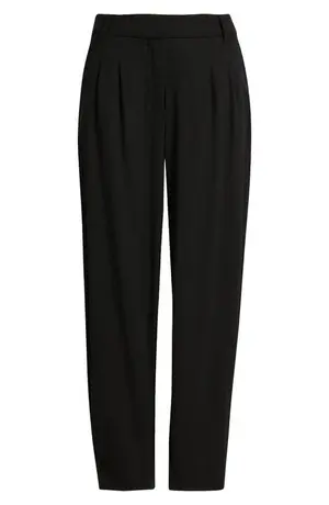 Wit & Wisdom Ab'solution Skyrise Pleated Barrel Pants - Black