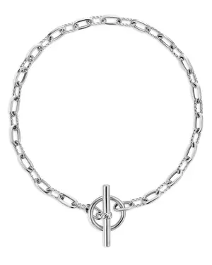 David Yurman Dy Madison Chain Toggle Bracelet - Silver