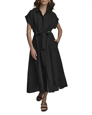 Donna Karan New York Belted Midi Dress