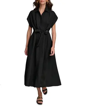 Donna Karan New York Belted Midi Dress
