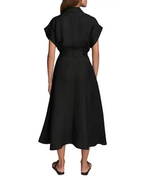Donna Karan New York Belted Midi Dress