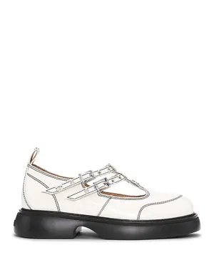 Ganni Pull On Flats For Women