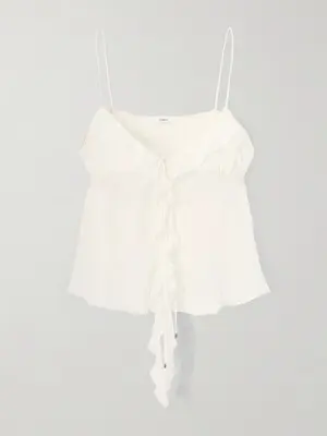 Chloe Tie Detailed Camis Tanks For Women