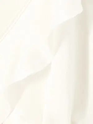 Chloé Ruffled Tie-front Silk-chiffon Top