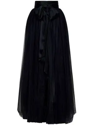 ROOM76 Tulle-overlay Maxi Skirt