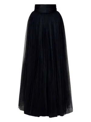 ROOM76 Tulle-overlay Maxi Skirt