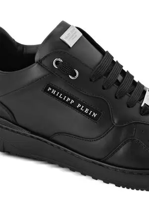 Philipp Plein Logo-lettering Leather Trainers